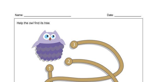 Owl Maze – Animaplates