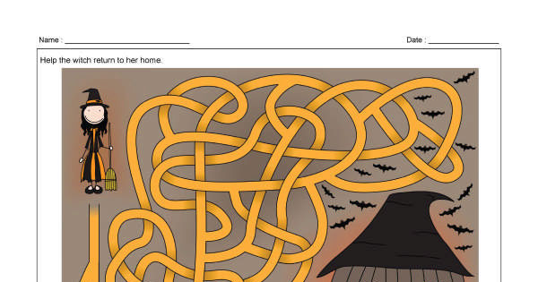 Witch Maze – Animaplates